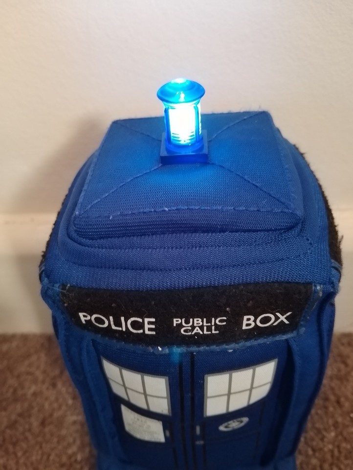 Dr Who Plush Tardis Lights And Sounds - Working- BBC Official ...