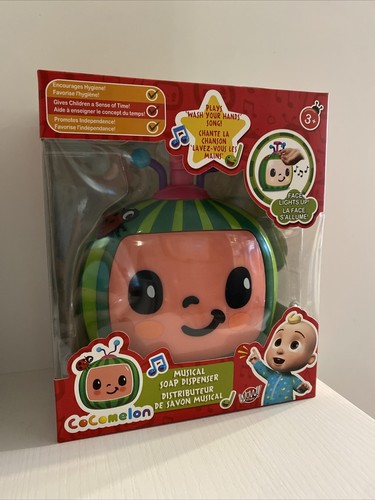 🍉 NEW 🍉 CoComelon Musical Soap Dispenser Wash Your Hands Song Lights ...
