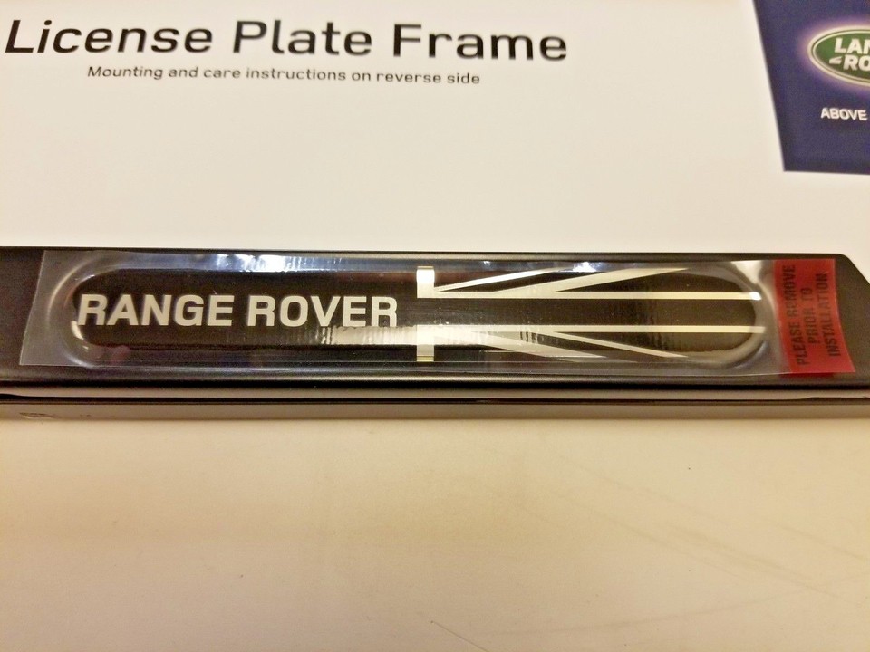 RANGE ROVER UNION JACK LICENSE LICENSE PLATE FRAME - LRN61610 | eBay