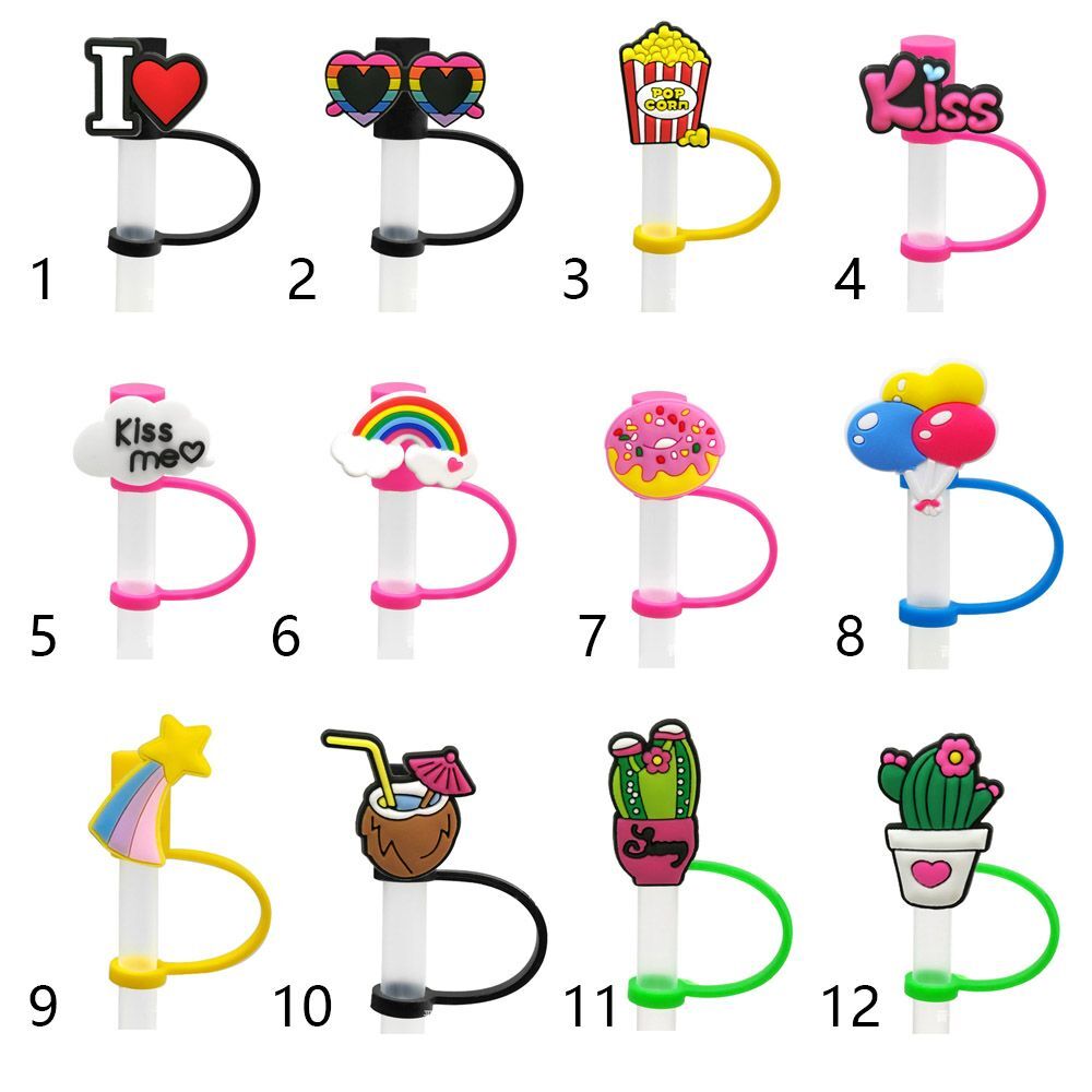 Kitchen Tool Splash Proof Plugs Tips Cover Straw Plug Drinking Dust Cap ...