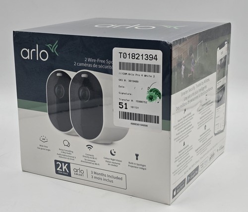 Arlo Pro 4 Spotlight Security Camera 2-Pack | eBay
