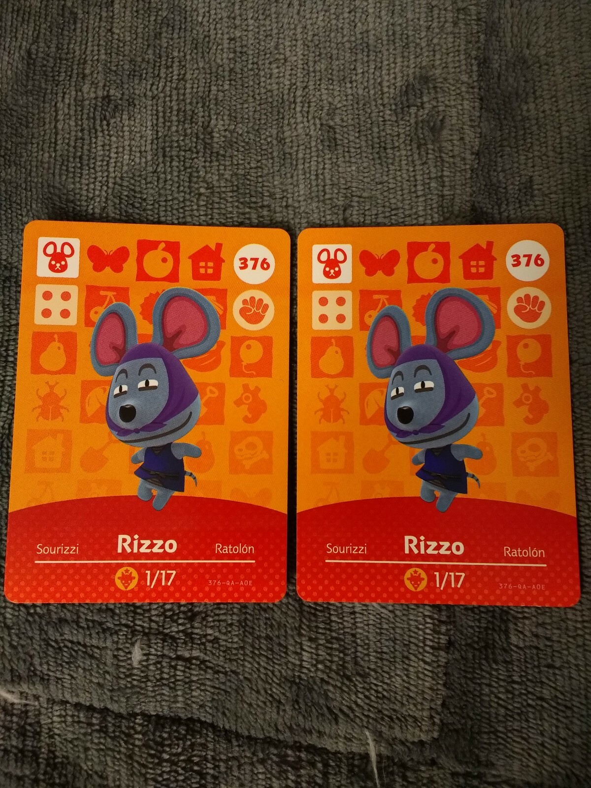 Animal Crossing amiibo Card - #376 Rizzo - Series 4 | eBay