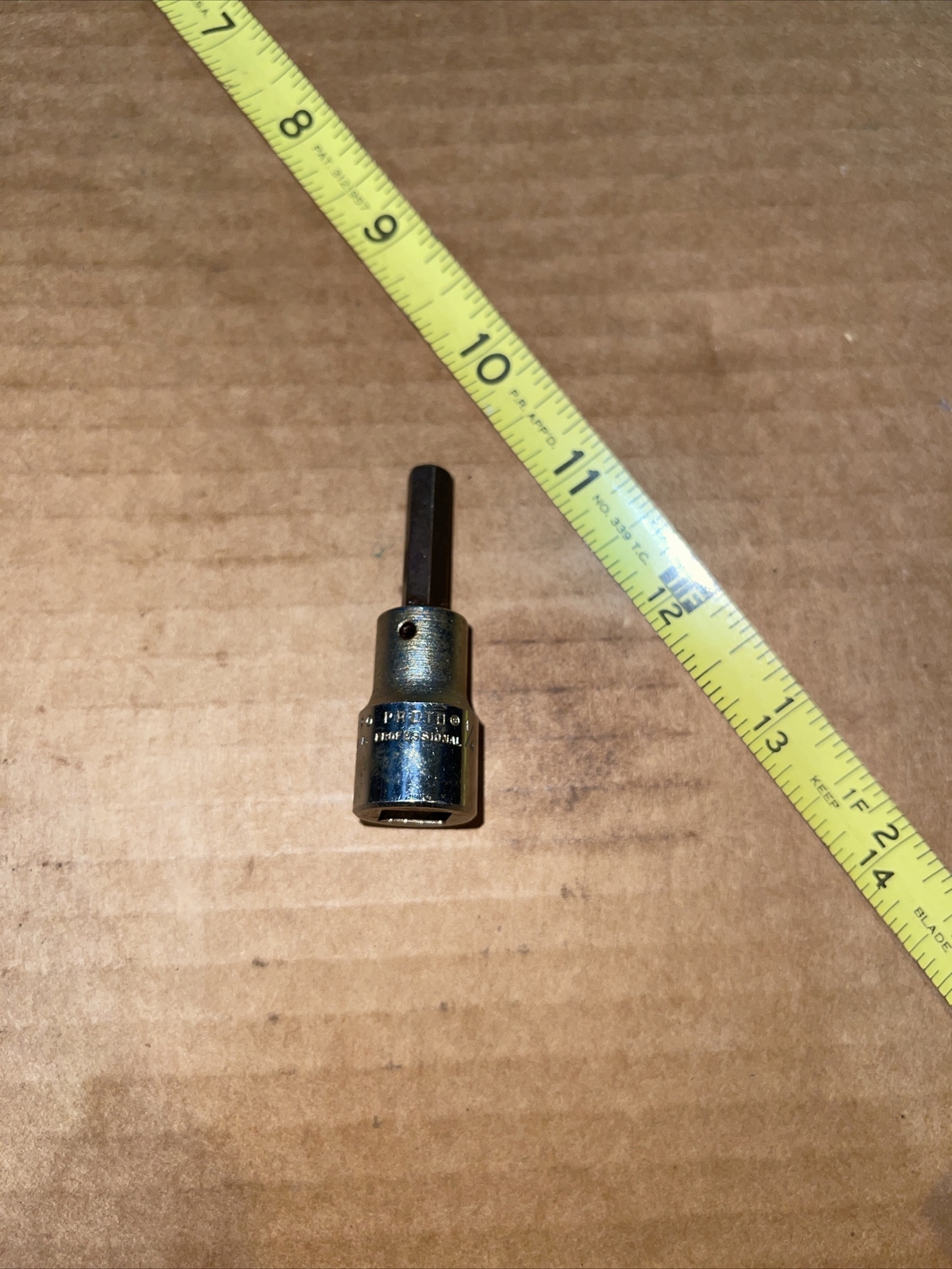Proto USA Professional 4990-1/4 1/4 In SAE 3/8” Drive Allen Hex Head ...