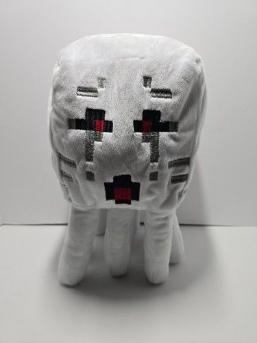 Minecraft Ghast Octopus Plush Stuffed Doll White Mojang Spin Master 15 ...