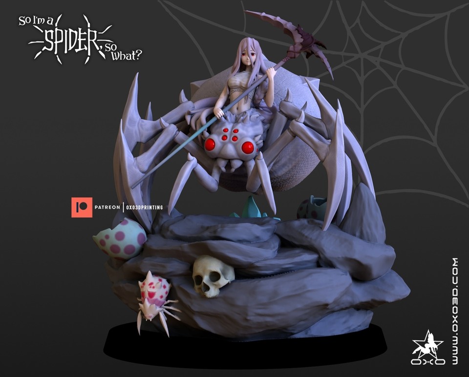 So I'm a Spider So what? Kumoko 3D printed Figure | eBay