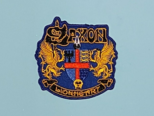 Rock Music Sew / Iron On Embroidered Patch:- Saxon (a) | eBay UK
