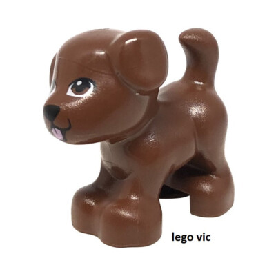 Lego 93088pb07 Dog Rd Brown Puppy Chien du Friends 41340 41352 41330 ...
