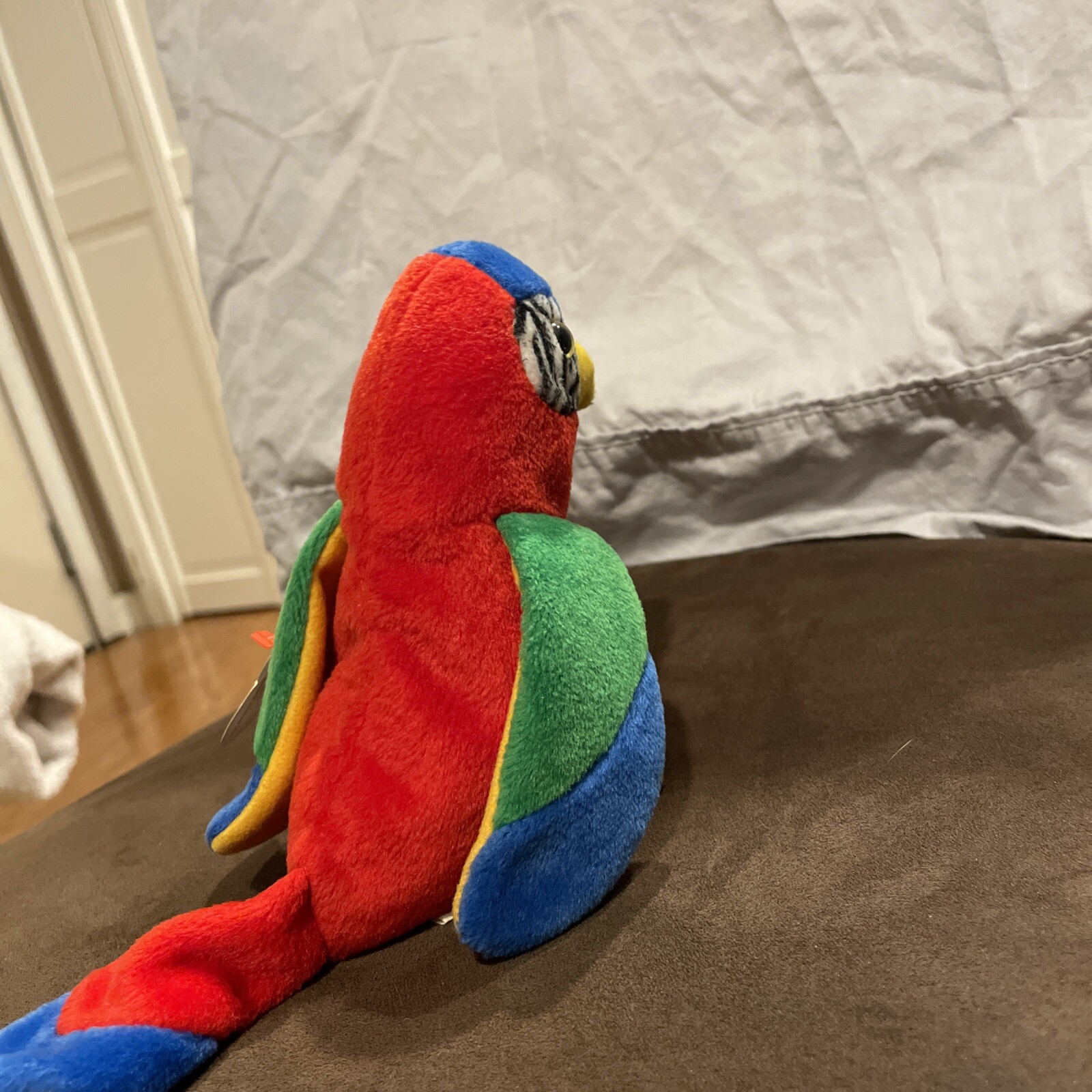 Retired Beanie Baby Jabber The Parrot RARE Tropical Bird RARE WITH TAG ...