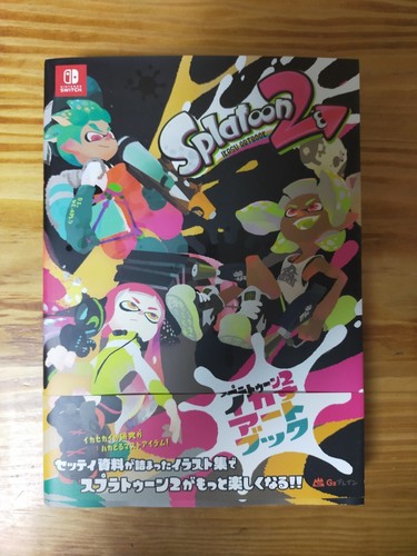 Nintendo Switch Splatoon 2 Ikasu Art Book 2017 Illustration Game MULTICOLOR | eBay