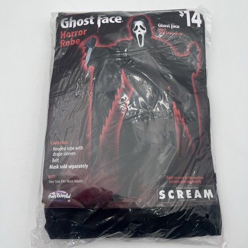 Scream Ghost Face Adult Classic Horror Robe Costume and Belt -l | eBay