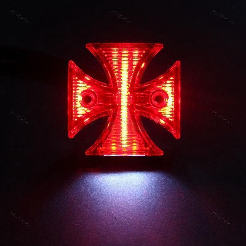 Classic Maltese Cross Tail Light For Suzuki Dirt Bikes Motorcycle For ...