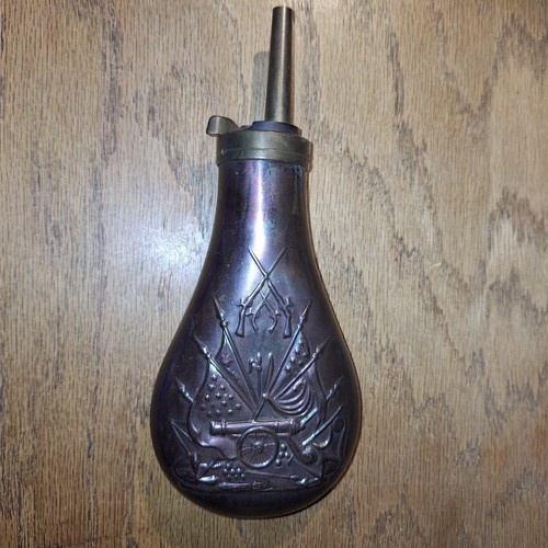 Brass Powder Flask - Pietta Reproduction | eBay