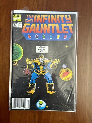 Vintage Comic Book: Infinity Gauntlet #4 1991 - Marvel | eBay