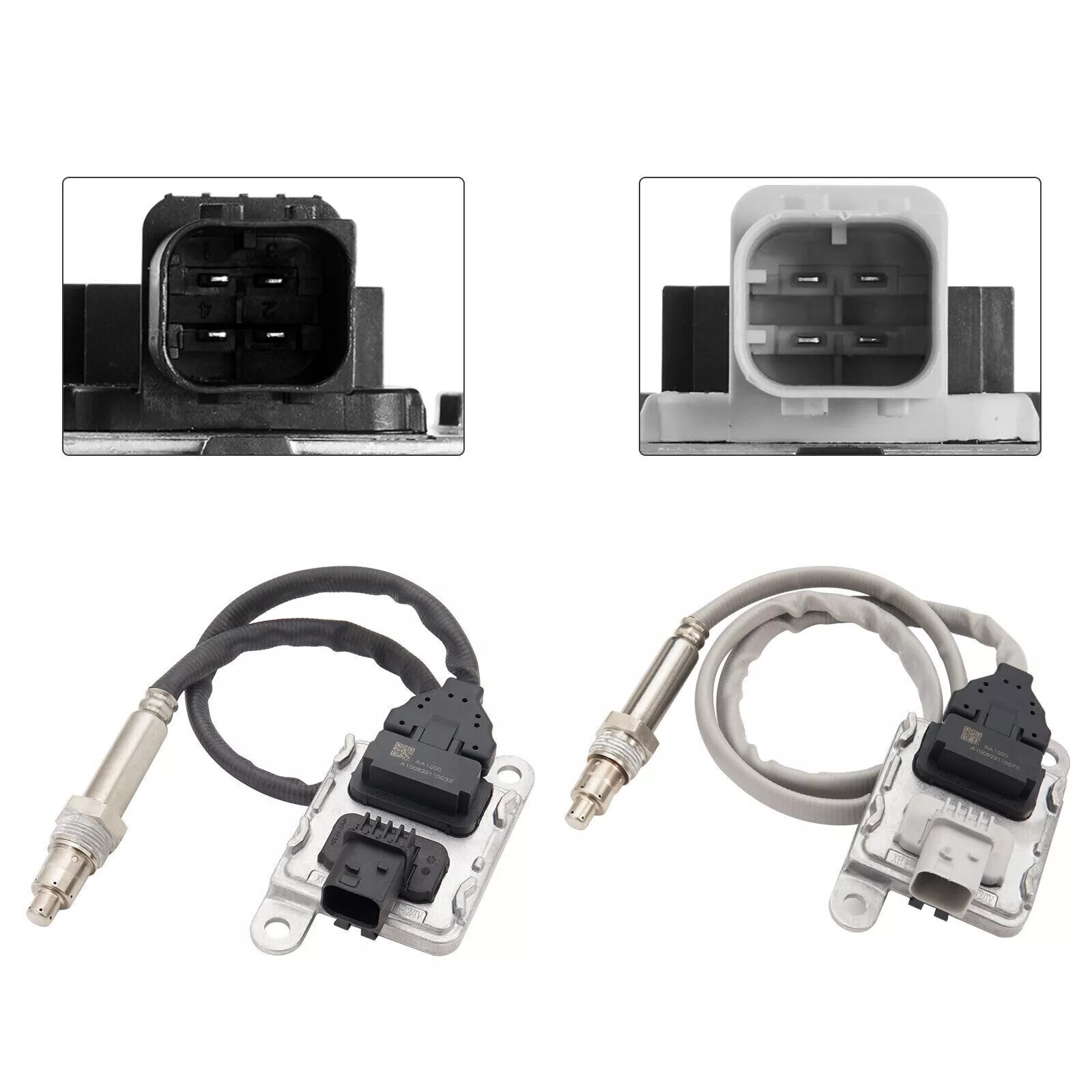 2x Inlet & Outlet Nox Sensor for Detroit DD13 DD15 DD16 Freightliner ...