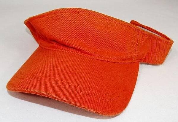 New Unisex Adult Promotional Headwear Int'l Adjust Burnt Orange Visor ...