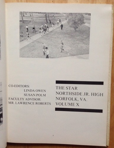 1970 NORTHSIDE JUNIOR HIGH SCHOOL YEARBOOK, THE STAR, NORFOLK, VA | eBay
