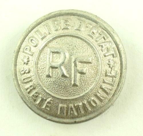 19th C. French National Police Vintage Original Button N2D | eBay
