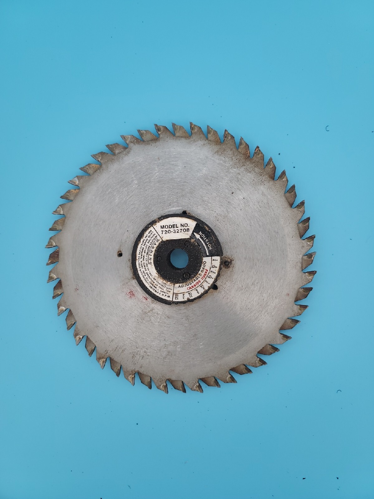 Craftsman 720-32708 Excalibur 8" Dial Adjustable Dado Set 48tooth ...