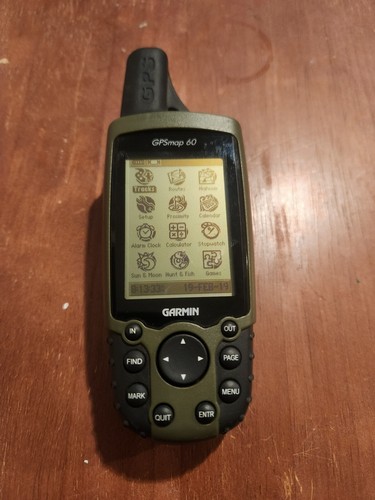 GARMIN GPSMAP 60 HANDHELD OUTDOOR HIKING NAVIGATOR UNIT MAPS | eBay
