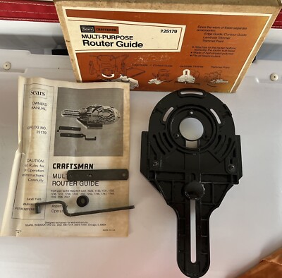 Vintage Craftsman Multi-Purpose Router Guide & Box 25179 — 9 25179 | eBay