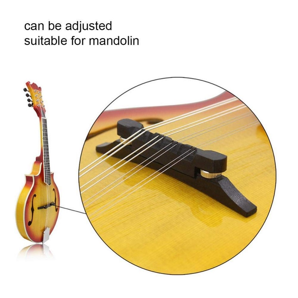 Mandolin Bridge Rosewood Adjustable Replacement Playing... | eBay