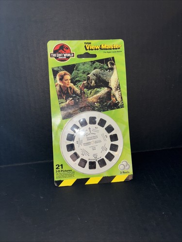 View Master 1997 Tyco Jurassic Park The Lost World 3 Reels MOSC RARE ...