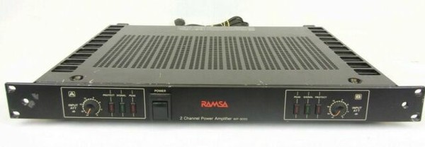 Ramsa Wp-9055 Two Channel Professional Power Amplifier 50watt Tested ...