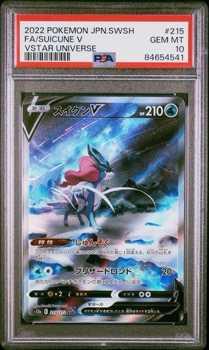 PSA 10Mint Raikou V 218/172 Vstar Universe SAR 2022 Japanese Graded ...