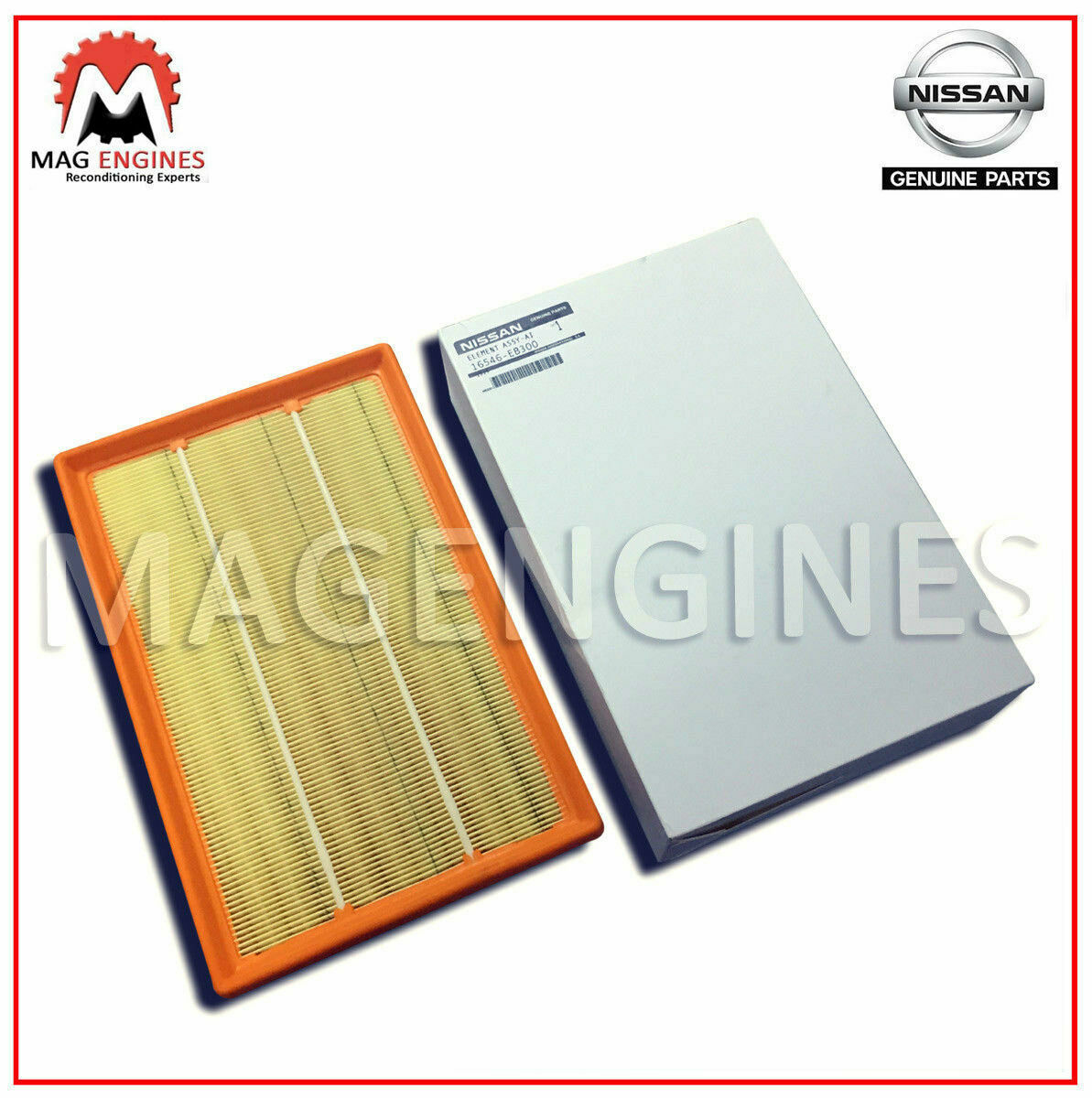 NISSAN 16546-EB300 - Air filter cross reference