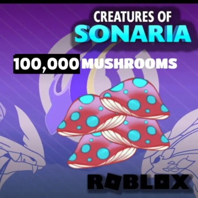 [🟢 ONLINE] Creatures of Sonaria COS 100000 Mushrooms (100K Shrooms) 🔥 ...