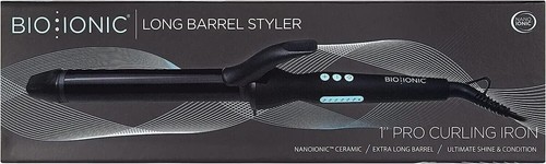 Bio Ionic Long Barrel Styler Curling Hair Iron 1" inch Fast Shipping ...