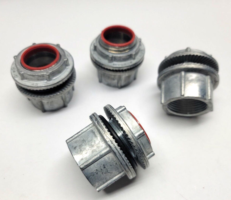 Lot of 4 Myers 1” Grounded Conduit Hub | eBay