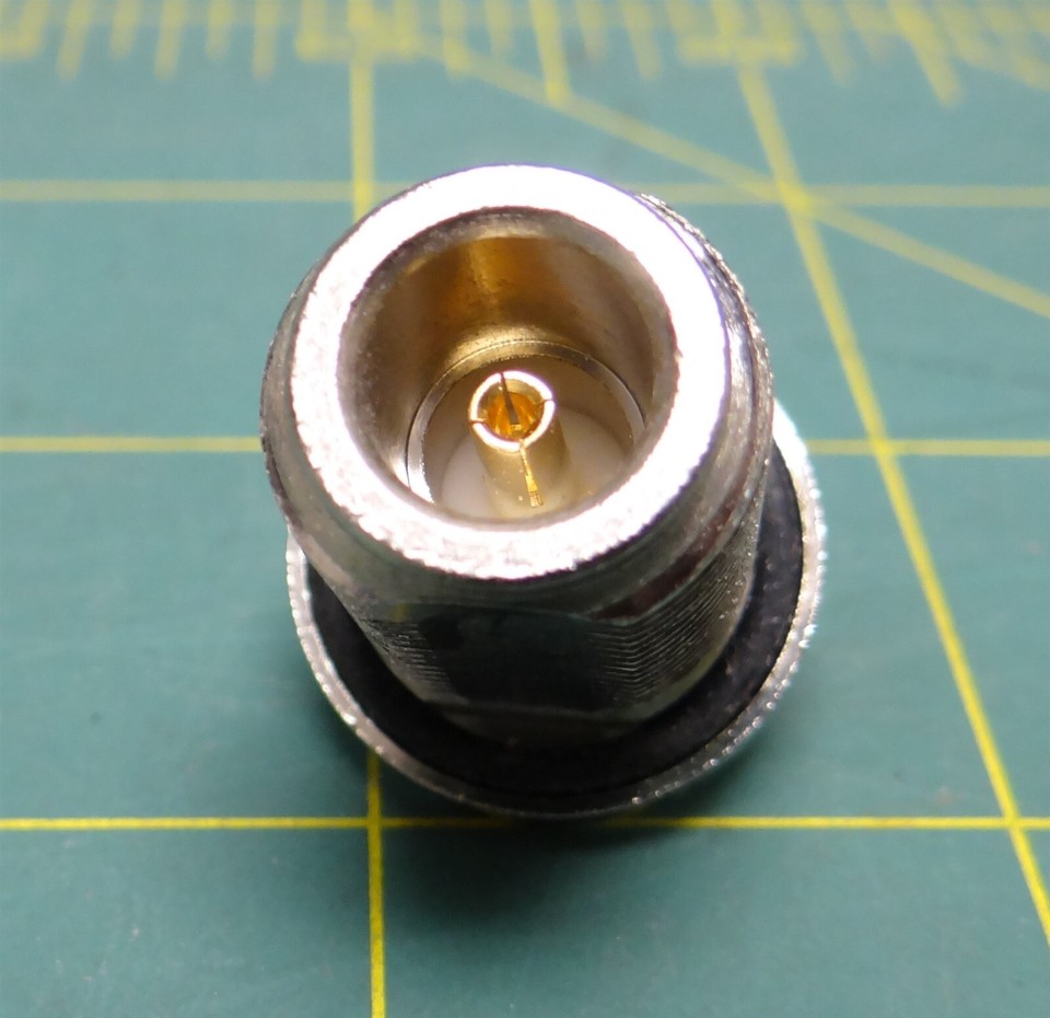 Pasternack SMA Female to N Female Bulkhead Mount Adapter PN: PE9252 | eBay