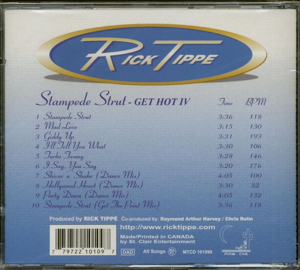 Rick Tippe - Stampede Strut - Get Hot IV (CD) - Country Canada | eBay