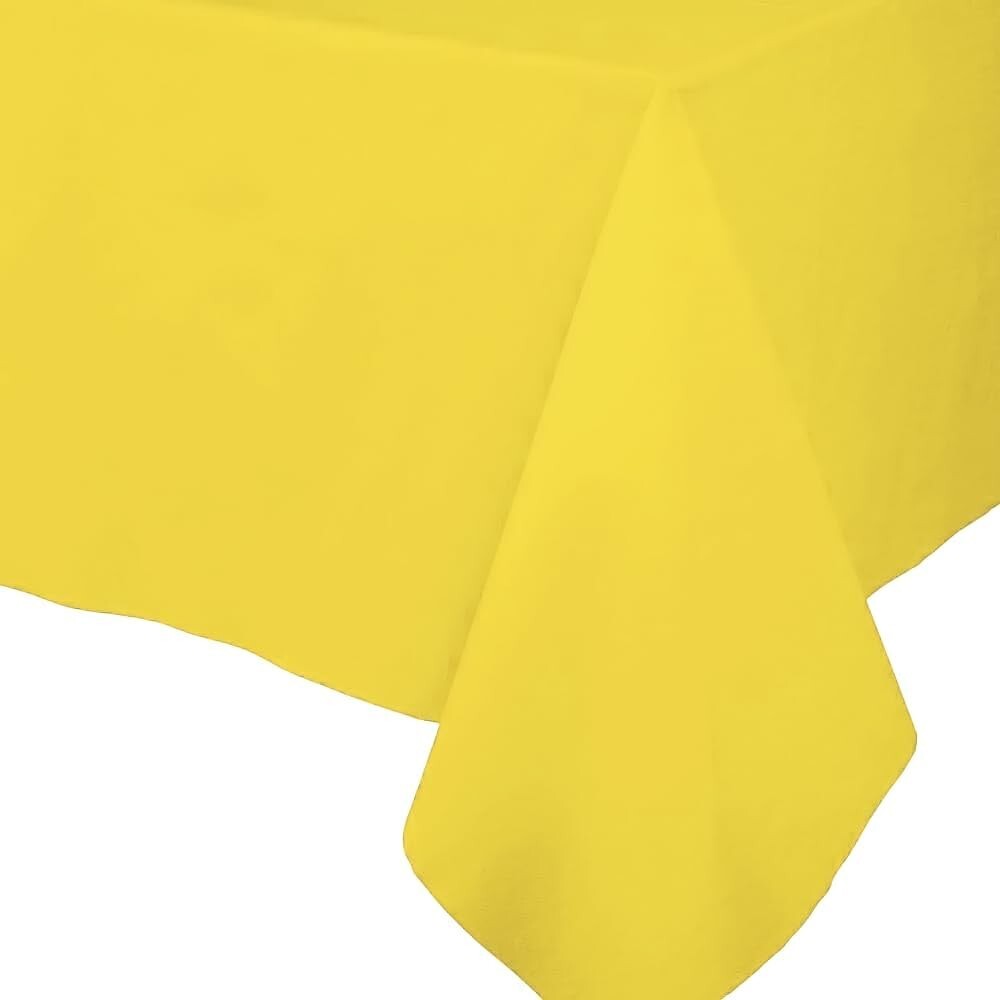 Caspari Paper Linen Solid Table Cover, Yellow (117TCL) | eBay