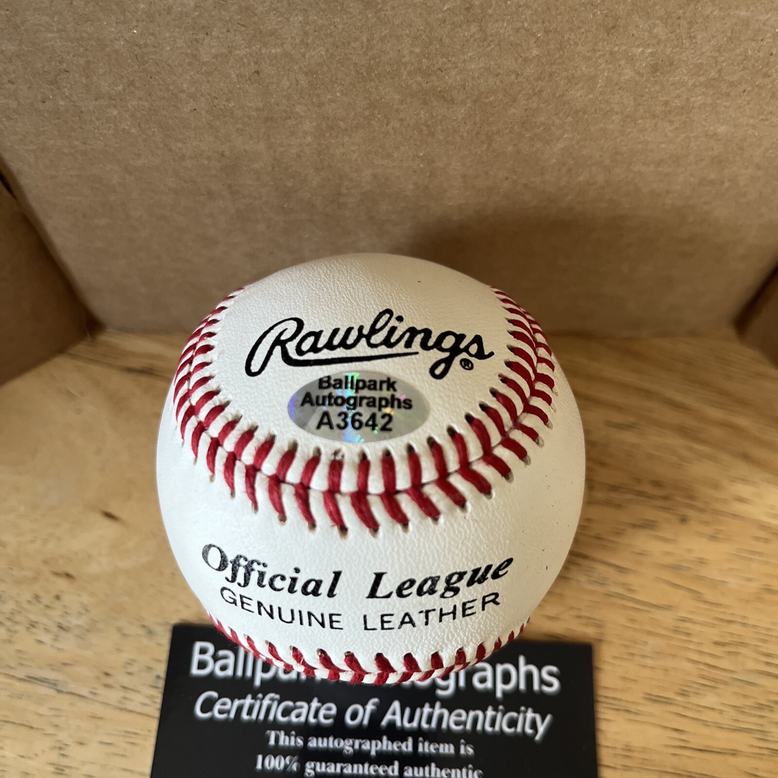 Bobby Shantz Signed Rawlings Official League Baseball Cubs Yankees A’s ...