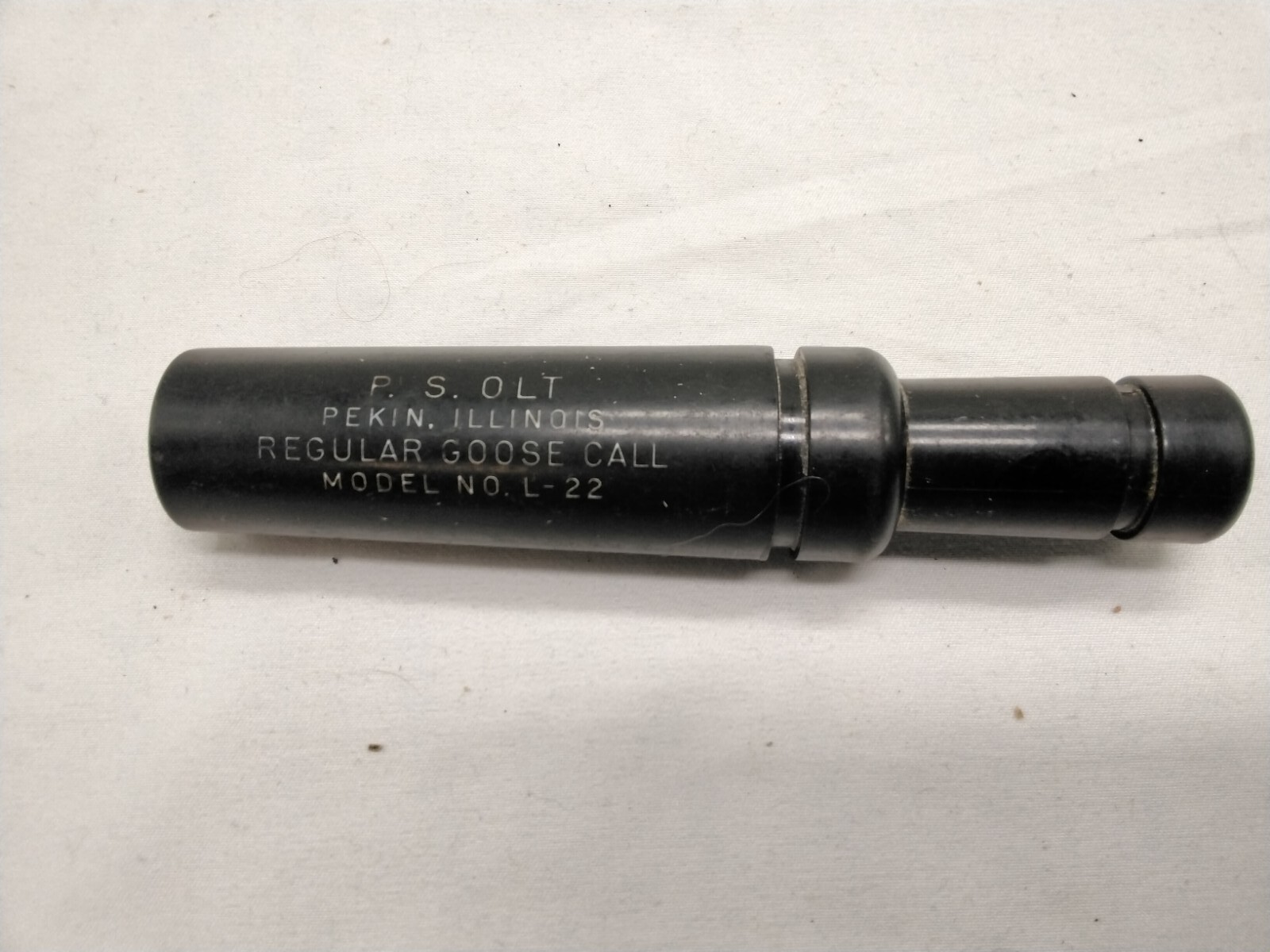 VINTAGE P.S. OLT PEKIN, ILLINOIS REGULAR GOOSE CALL MODEL No L-22 EUC ...