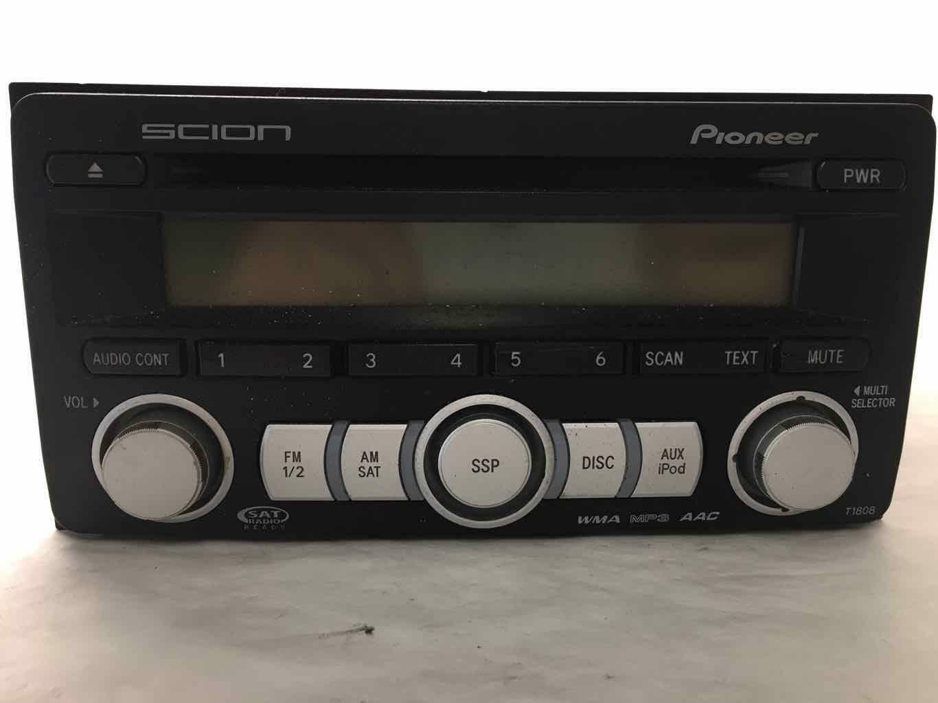 2008 SCION TC Radio AM FM MP3 Audio Stereo CD Player PIN PT546-00080 ...