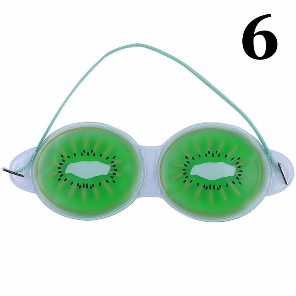 Gel Eye Mask Cold Pack Warm Ice Cool Puffiness Headache Relief Soothing ...