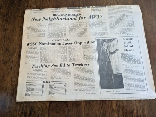 VTG Newspaper Montgomery County Sentinel 10/11/73 Awt Choice Down To ...