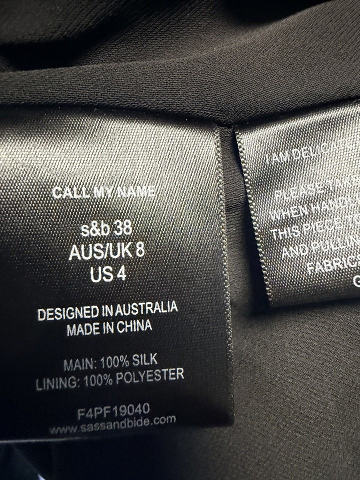 Call My Name Sass And Bide Silk Top | eBay Australia
