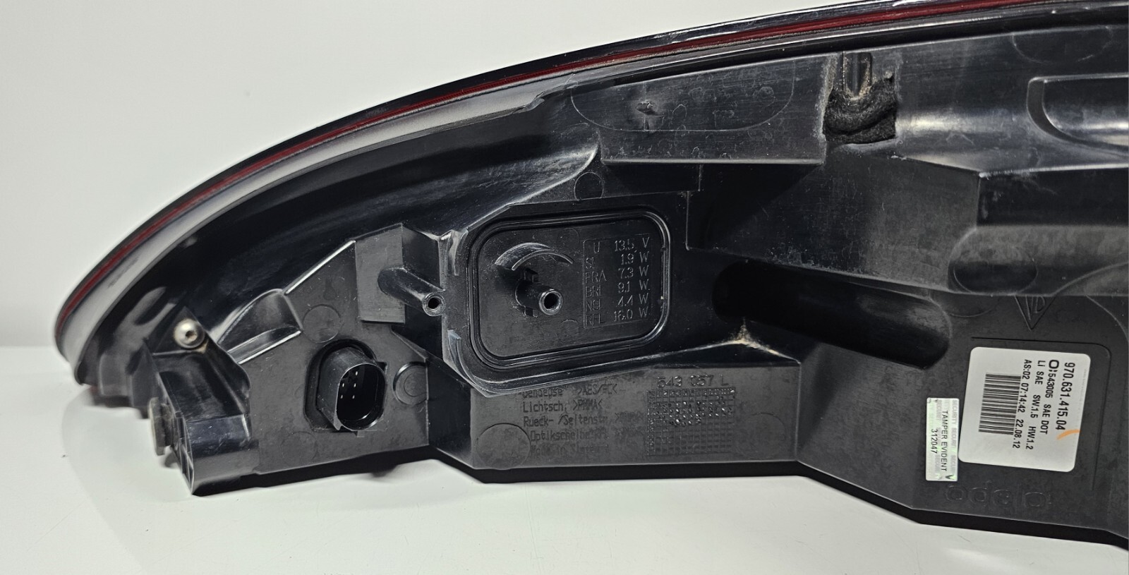 2010-2013 Porsche Panamera Smoked Tail Light LED OEM Left & Right PAIR ...