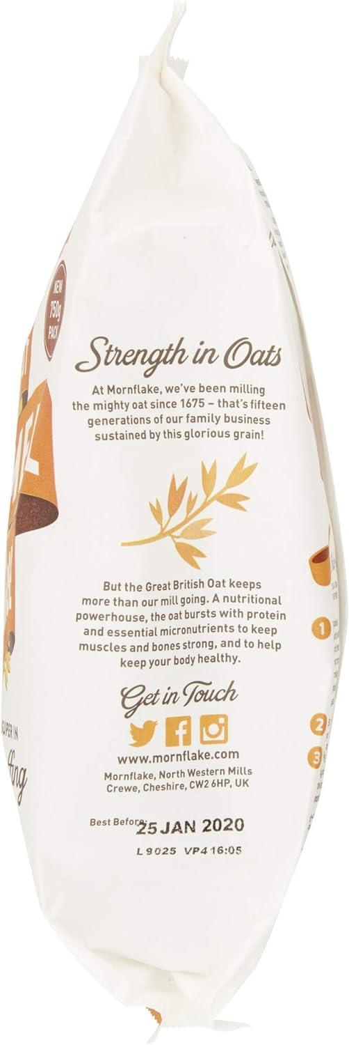 Mornflake Mighty Oats Steel Cut Coarse Oatmeal, 750 g Pack of 6 | eBay