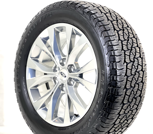 20" Ford F150 King Ranch OEM Factory Rims Wheels Tires PVD Chrome 10003 ...