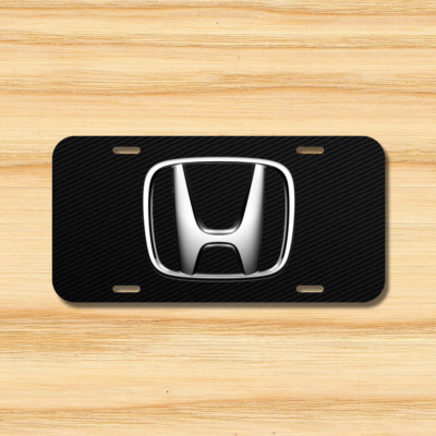 Honda Civic Crv Pilot Accord Fit License Plate Vehicle Auto Vehicle Tag ...