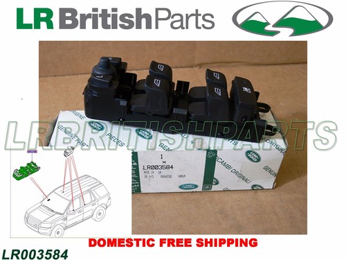 GENUINE LAND ROVER WINDOW SWITCH DRIVERS SIDE LR2 OEM NEW LR003584 | eBay