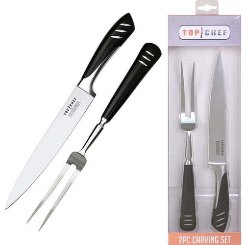 Stainless Steel Carving Set - 2 Pieces | eBay