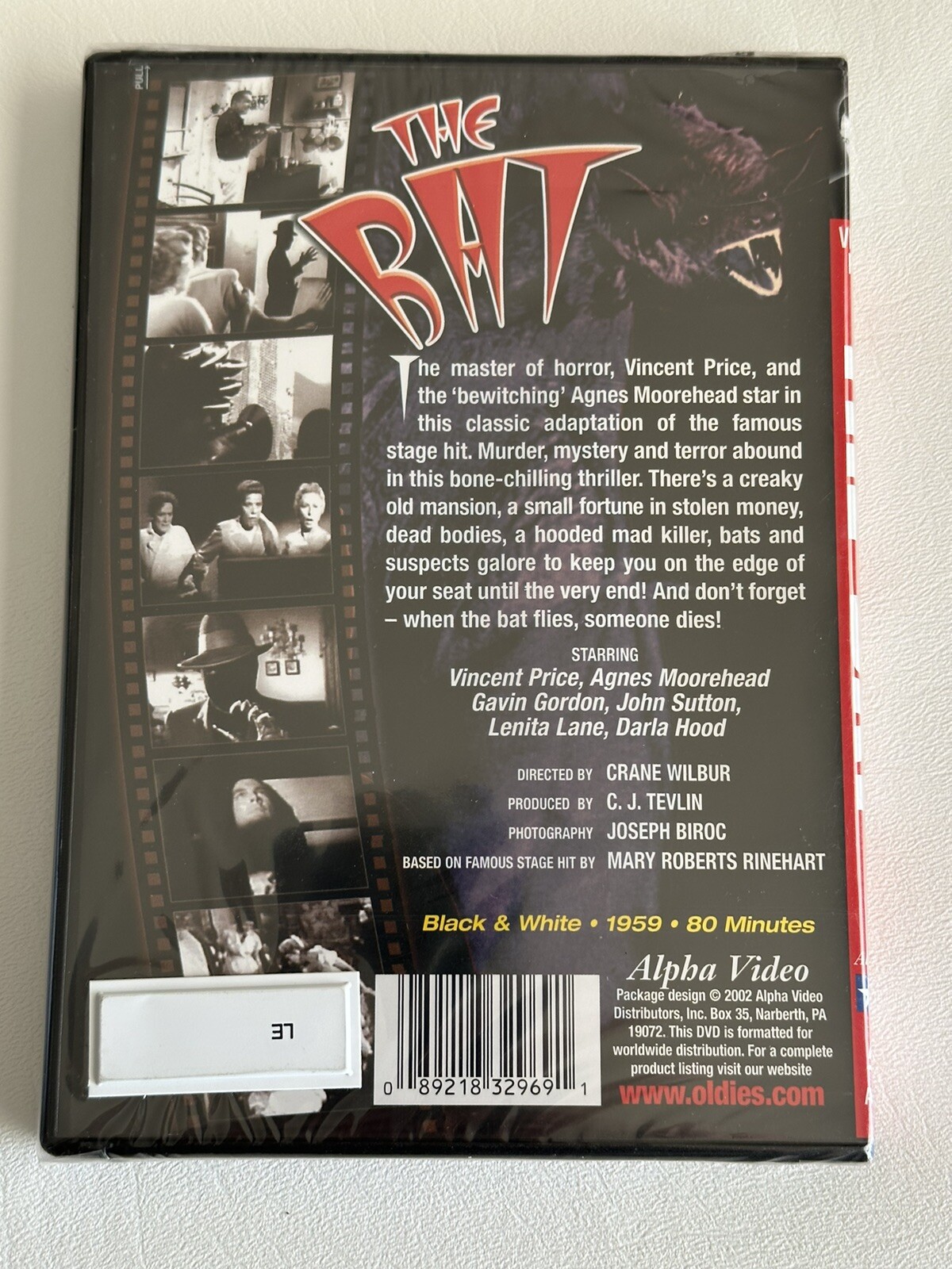 The Bat (DVD, 1959) for sale online | eBay