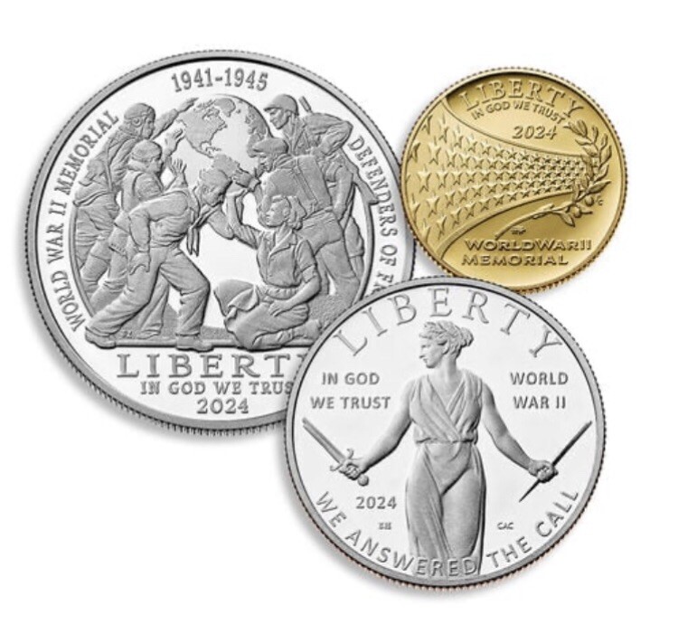 US Mint 2024 Greatest Generation Three Coin | Grelly USA