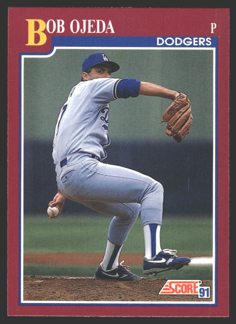 Bob Ojeda #79T 1991 Score Rookie & Traded Los Angeles Dodgers | eBay